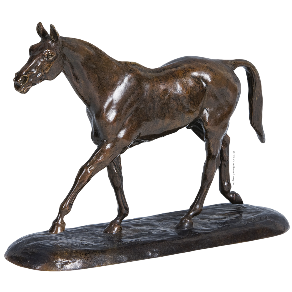 sculpture-cheval-bronze-equestre-sidney-gaston-d-illiers